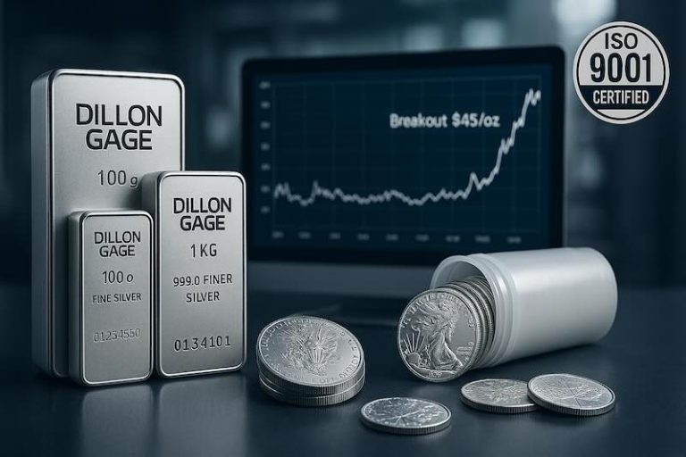 Dillon Gage Launches Serialized Silver Bars and Earns ISO 9001:2015 ...